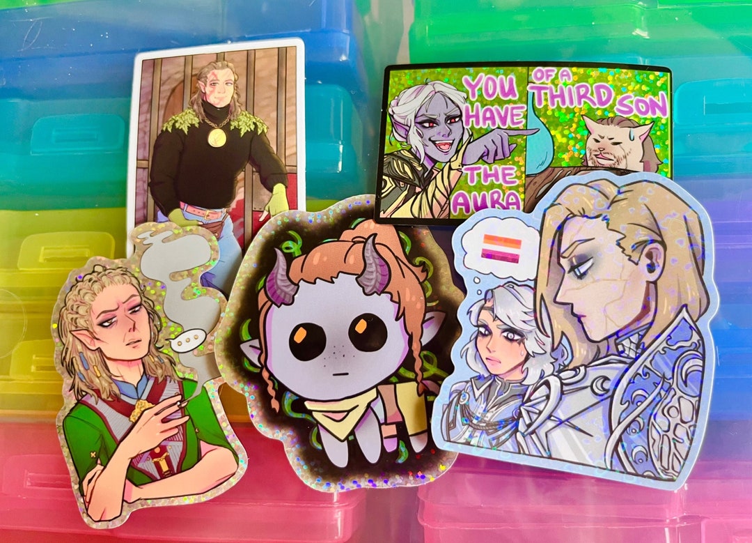 BG3 Inspired Meme Stickers Vol. 2 - Etsy