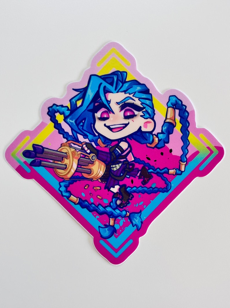 Arcane League of Legends Vinyl Sticker – Jinx, Vi, Caitlyn, Ekko - Etsy