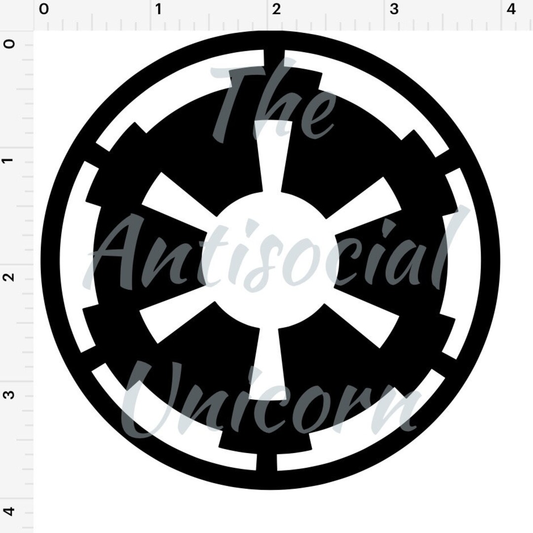 Imperial Cog Decal - Etsy