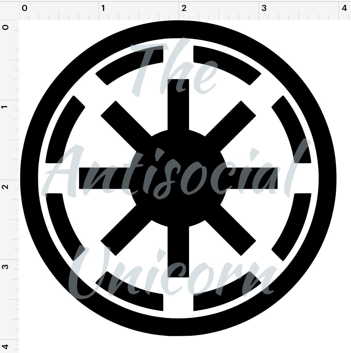 Galactic Republic Symbol Decal - Etsy