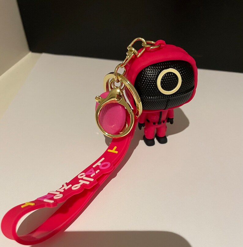 Squid Game Keychain Circle Square and Rectangle Shape Black - Etsy UK