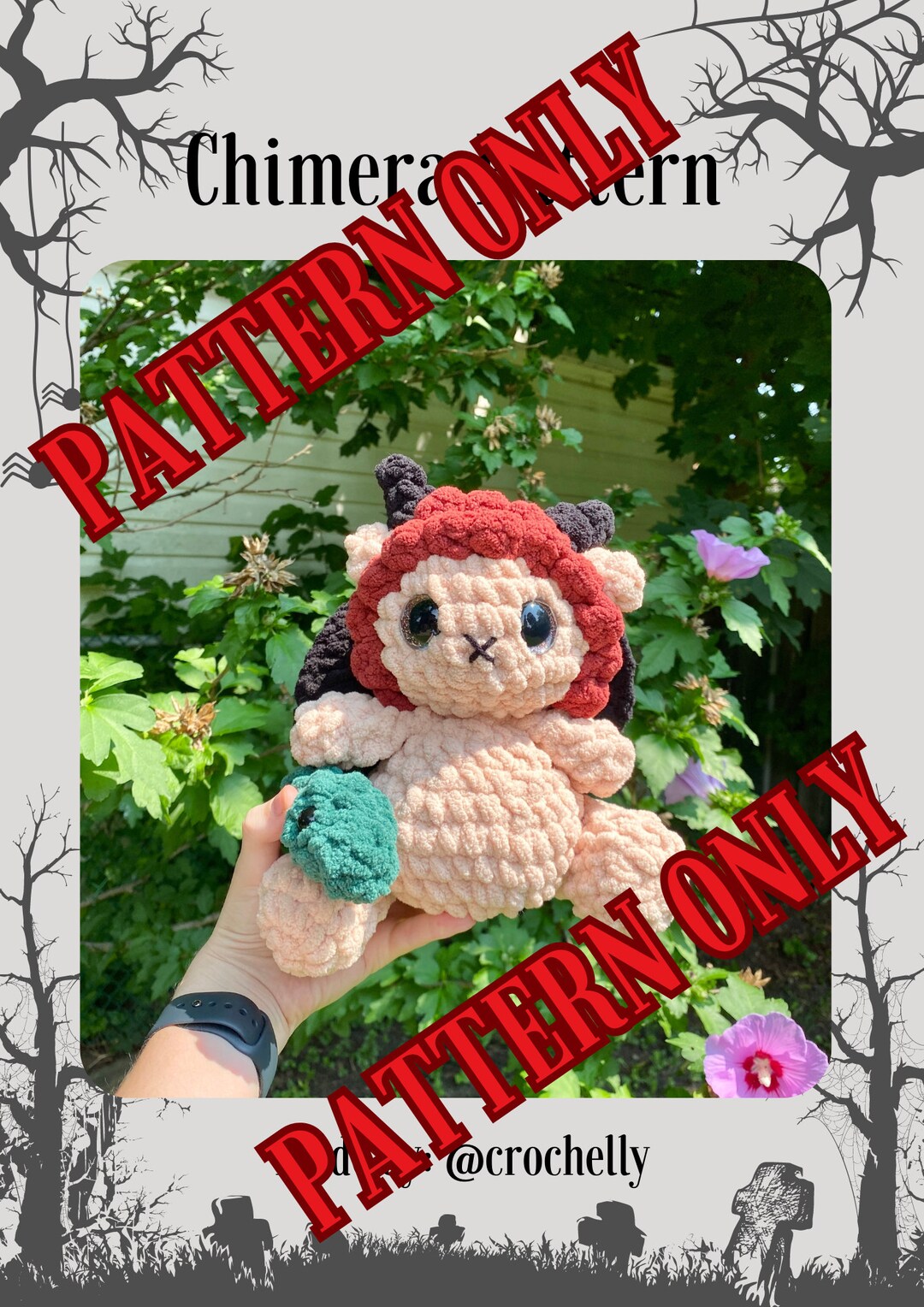 Chimera Pattern Amigurumi Chimera Pattern for Crochet - Etsy