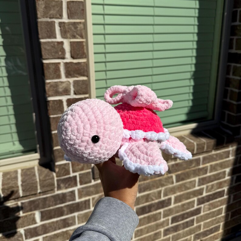 Crochet Bow Turtle - Etsy