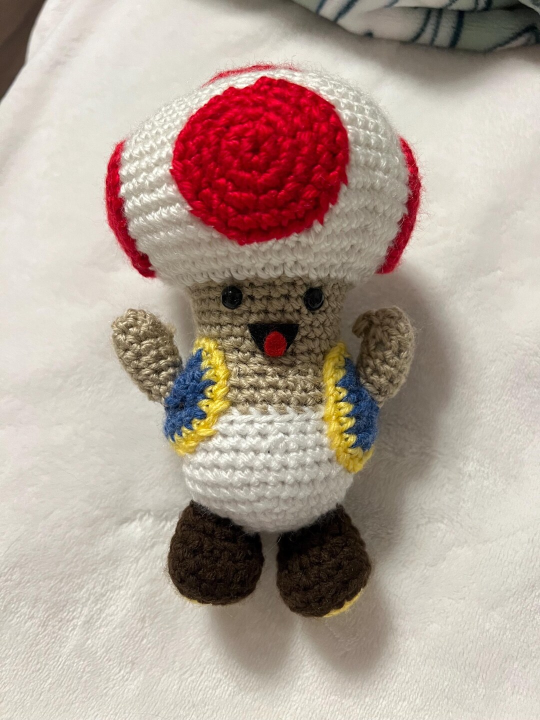 Super Mario Bro’s Crocheted “toad” - Etsy