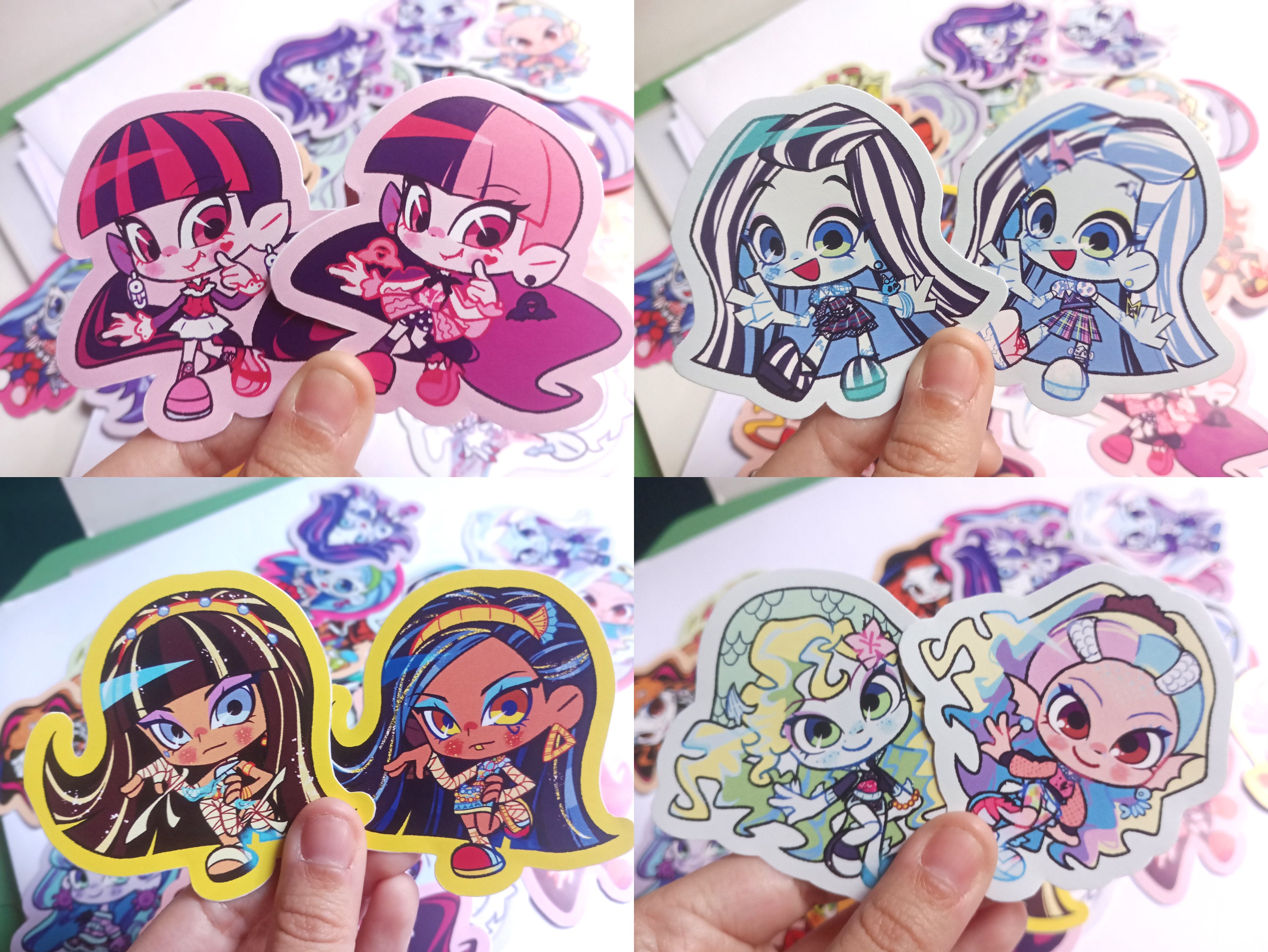 Ghoul Girls G3 Vinyl Stickers - Etsy