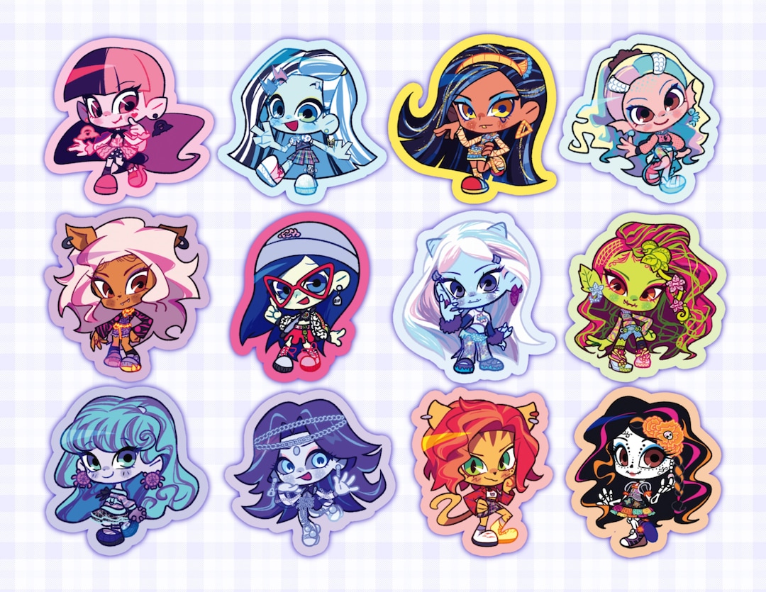 Ghoul Girls G3 Vinyl Stickers - Etsy