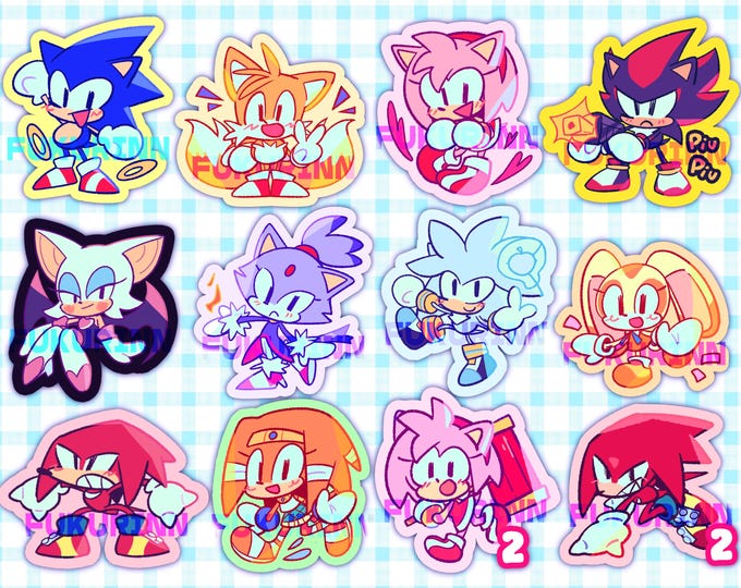 Sonic Goal Sticker - Etsy
