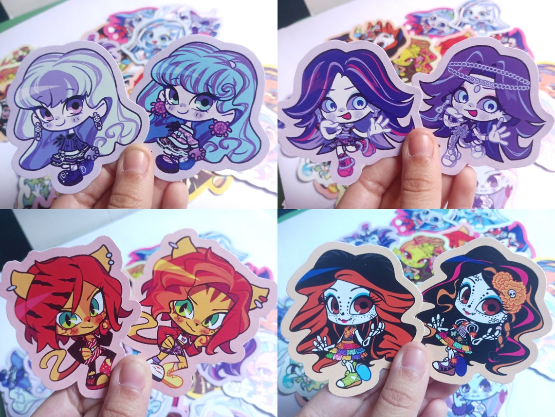 Ghoul Girls G3 Vinyl Stickers - Etsy