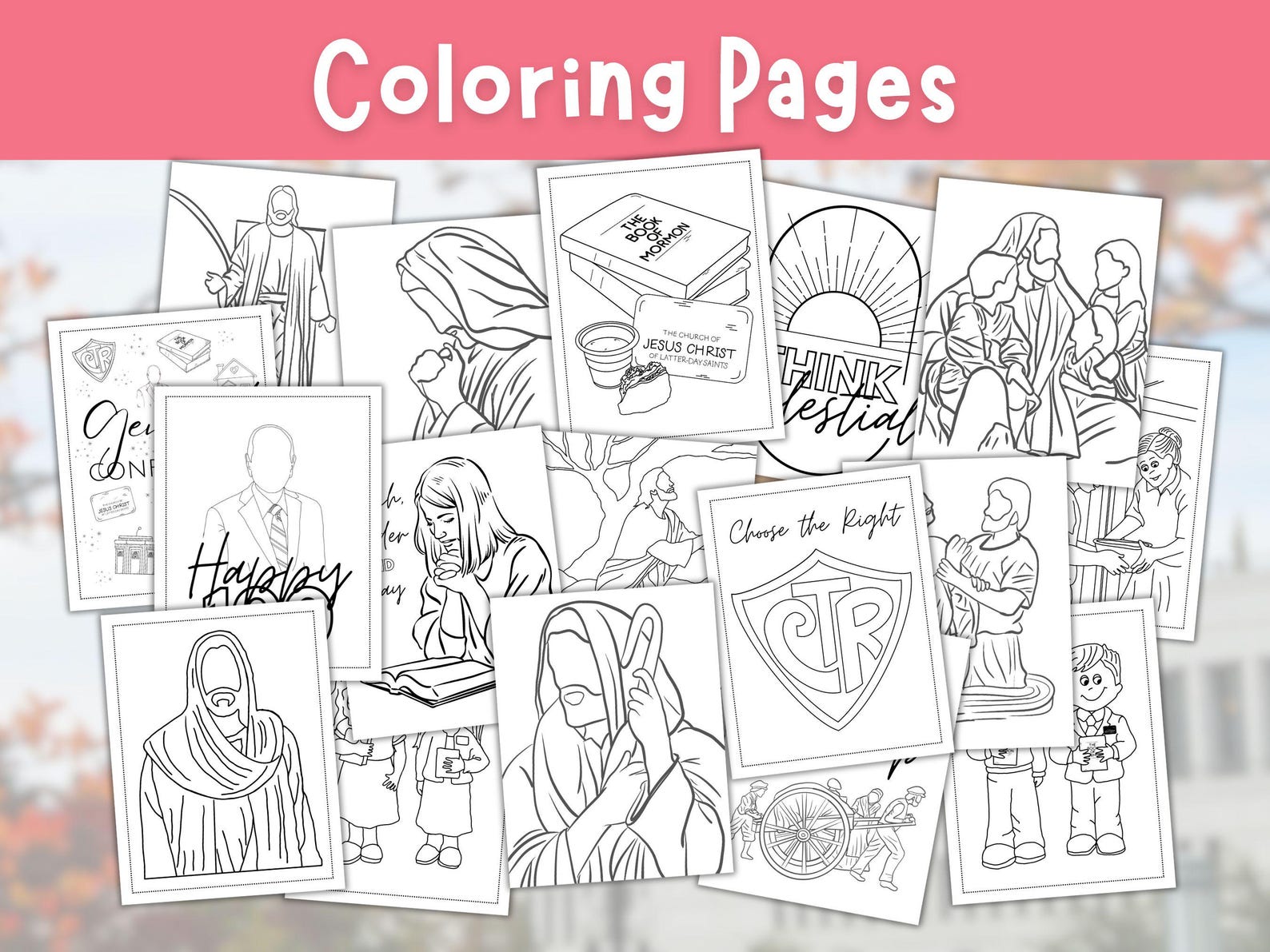 LDS General Conference Packet for Kids 2024, General Conference Primary ...