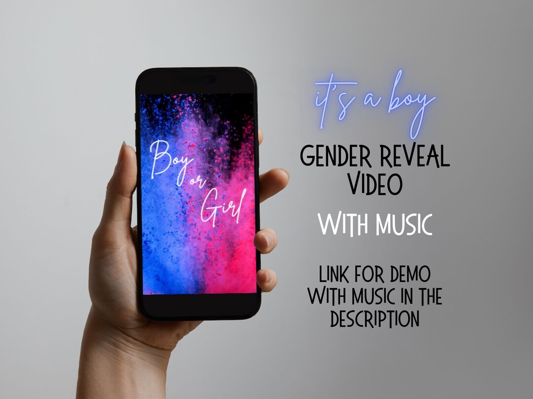 Gender Reveal Explosion, Gender Reveal Ideas, Digital Pregnancy ...