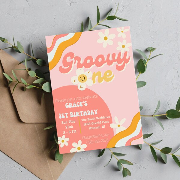 Groovy One Birthday - Etsy