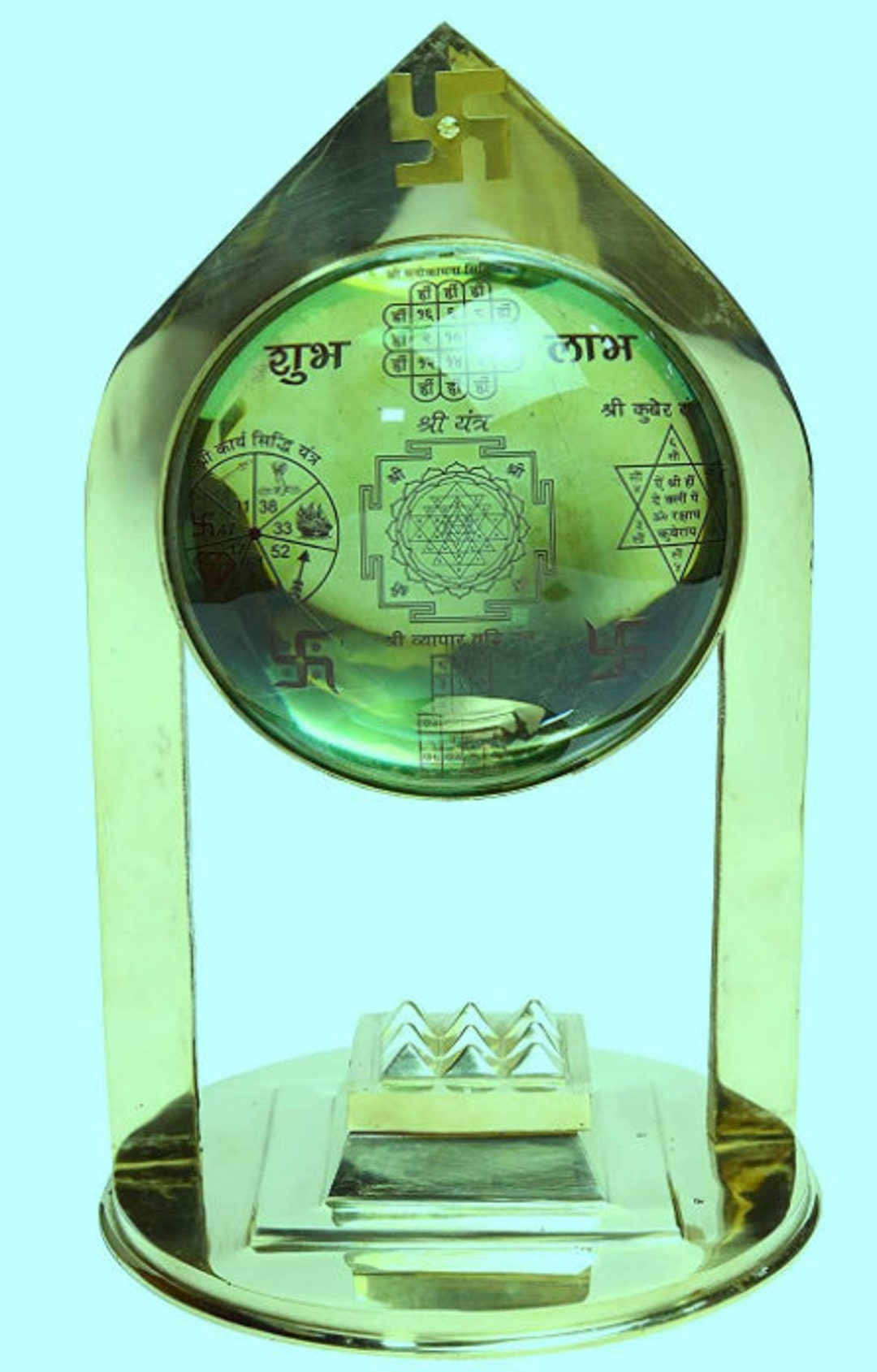 Pyramid Yantra/ Vastu Dosh Pyramid Yantra/brass Vastu Yantra Dosh ...