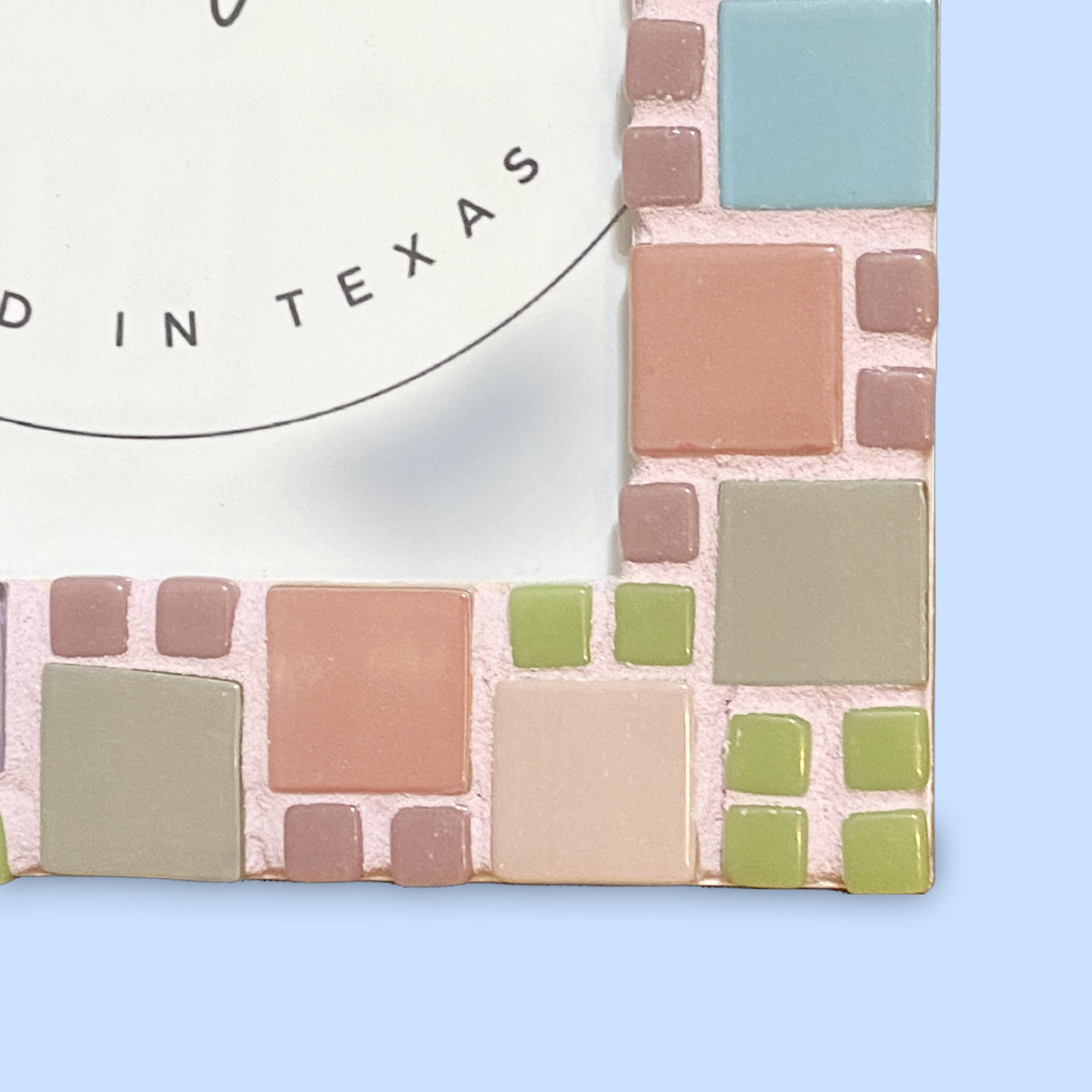 Pastel Mosaic Frame With Attention to Detail Perfect for Pastel Lovers ...