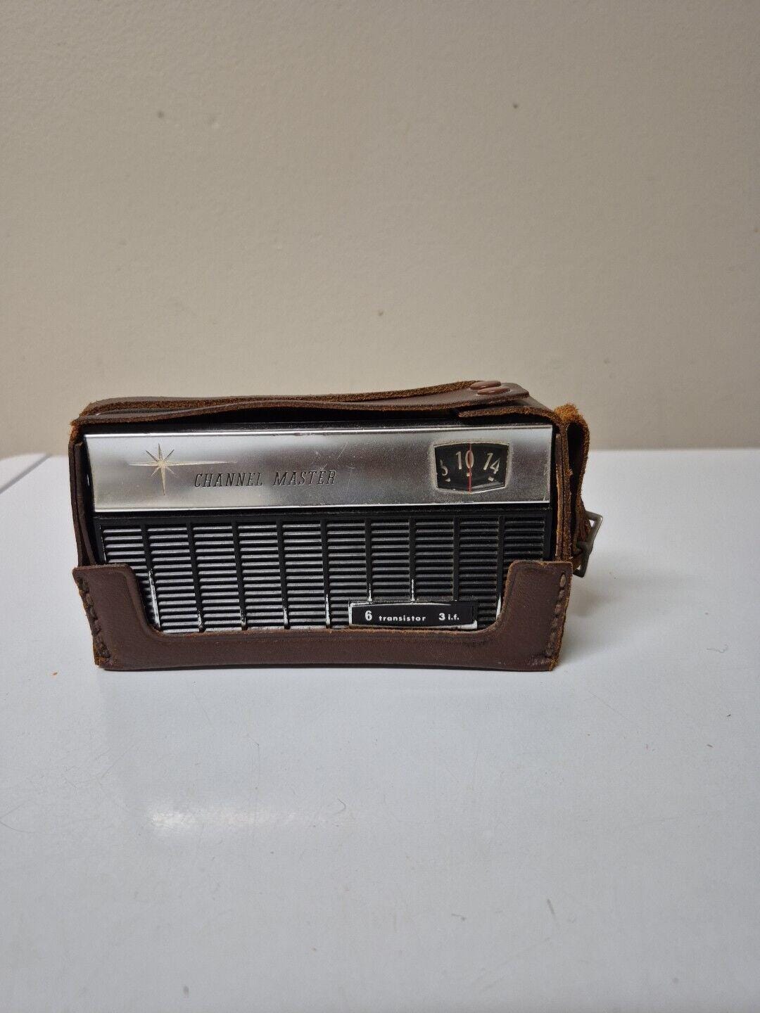 Vintage Channel Master 6 Transistor Radio, Model 6528 EUC- Tested AND ...