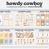 Editable Classroom Organisation Decor Bundle, Howdy Cowgirl Class ...