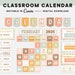 Printable Classroom Calendar, Pocket Chart Calendar, Editable Canva ...