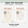 Bright Retro Classroom Essentials Decor Bundle, Editable Class Display ...