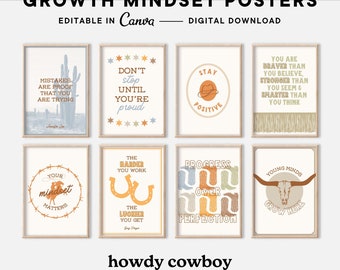 Printable Growth Mindset Posters, Motivational Classroom Display ...