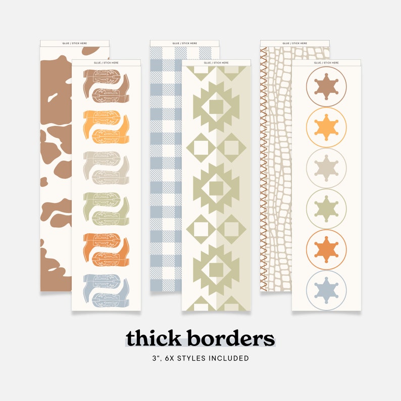 Western Bulletin Board Borders: Editable Classroom Decor (digital ...