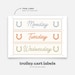 Printable Rolling Trolley Cart Labels, Editable Canva Templates ...