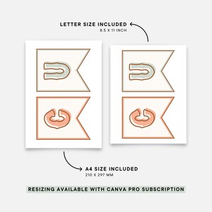 Printable Bulletin Board Lettering, Classroom Bunting, Back to School ...