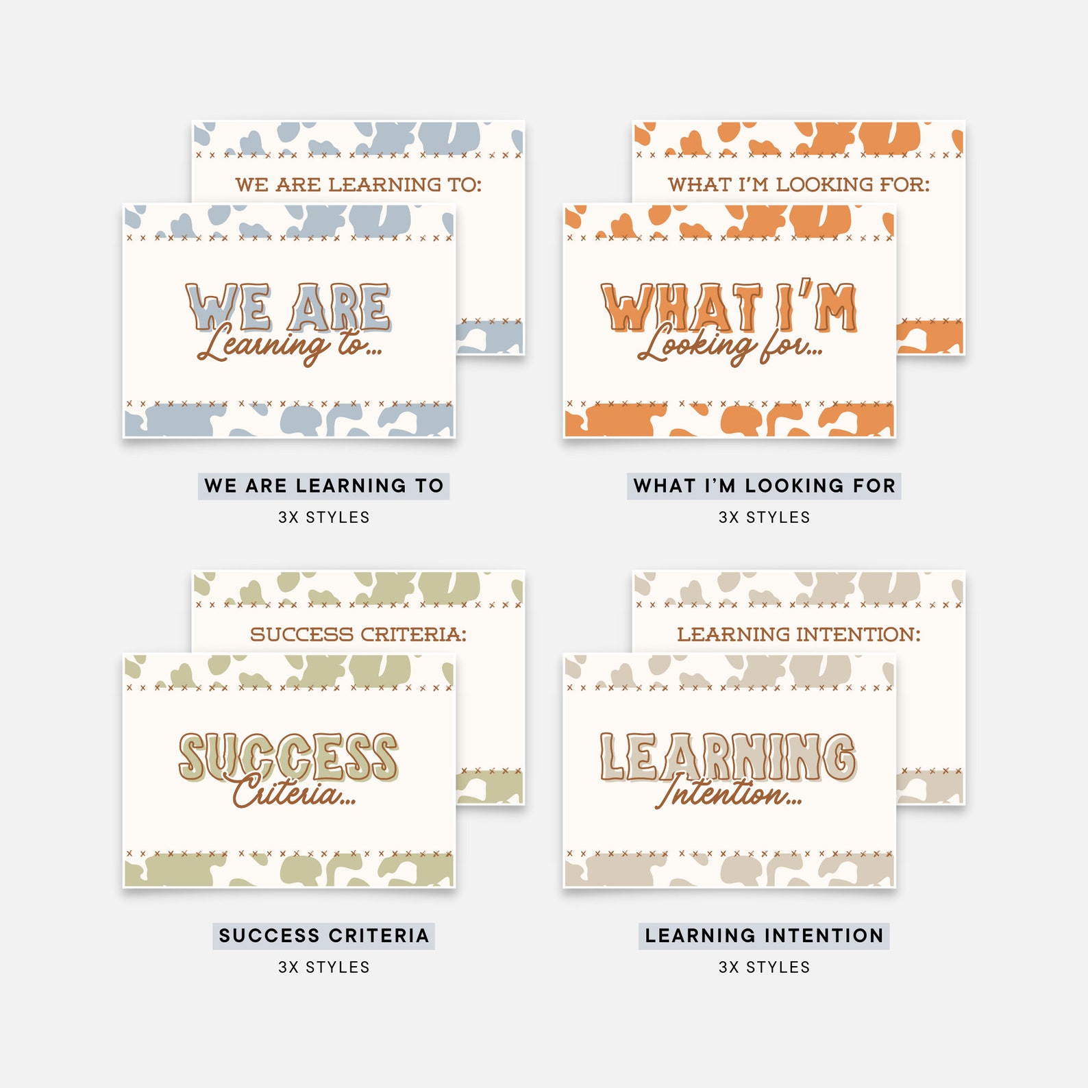 Printable Classroom Visible Learning Display WALT WILF - Etsy