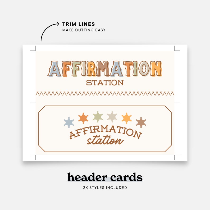 Printable Classroom Affirmation Station, Growth Mindset Display ...