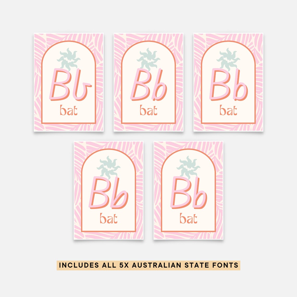 Printable Alphabet Posters Classroom Display Editable Canva - Etsy