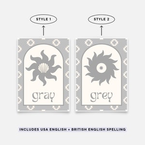 Printable Colour Posters, Classroom Display, Editable Canva Class Decor ...