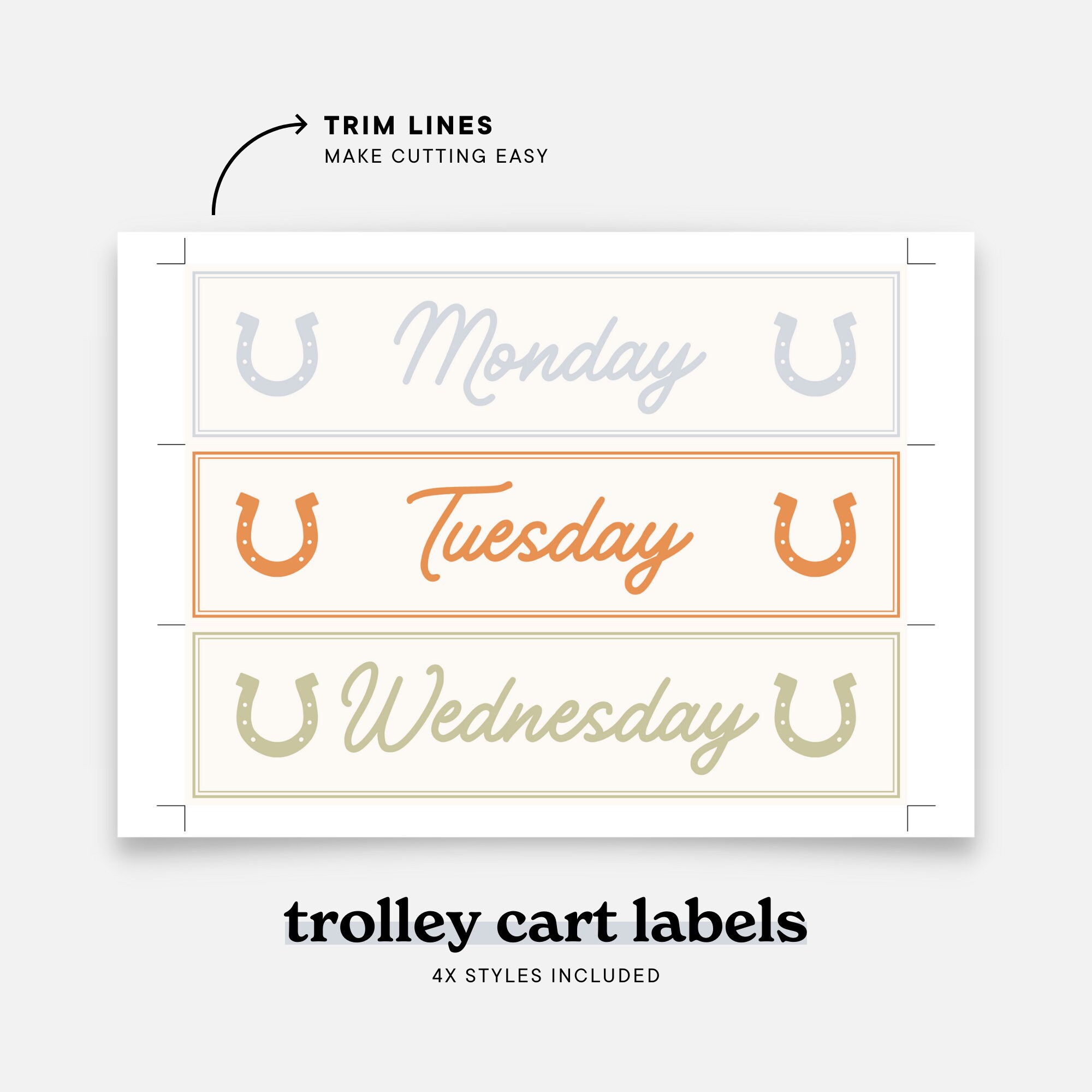 Printable Rolling Trolley Cart Labels Editable Canva - Etsy Australia