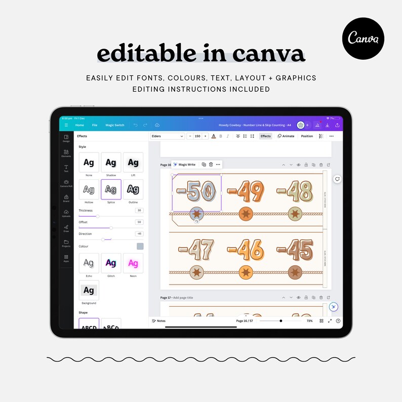 Línea numérica del aula imprimible y carteles de conteo - Etsy México