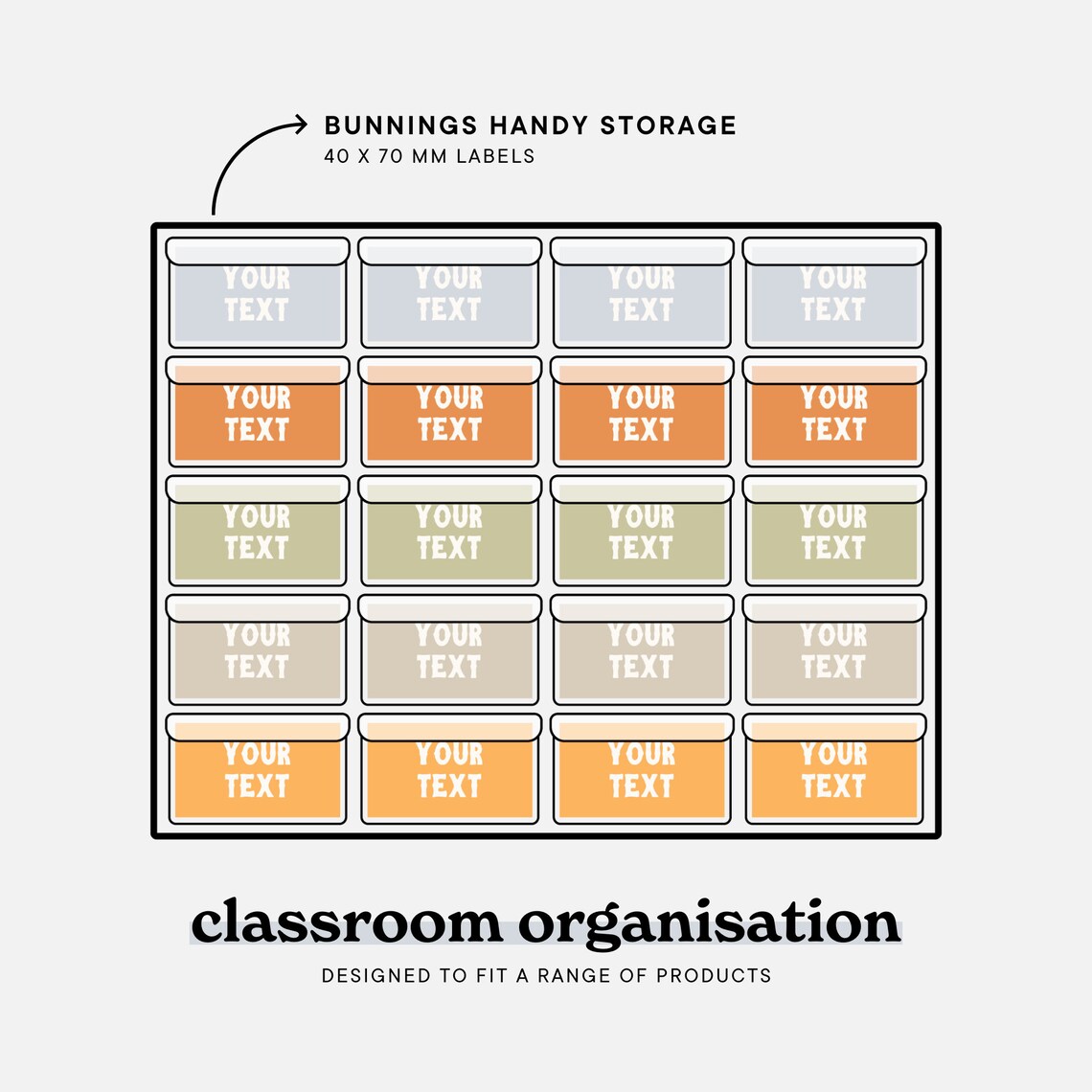 Western Classroom Labels: Editable Teacher Toolbox, Canva Templates ...