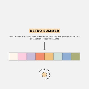 Bright Retro Classroom Classroom Colour Posters, Editable Canva ...