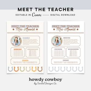 Editable Classroom Organisation Decor Bundle, Howdy Cowgirl Class ...