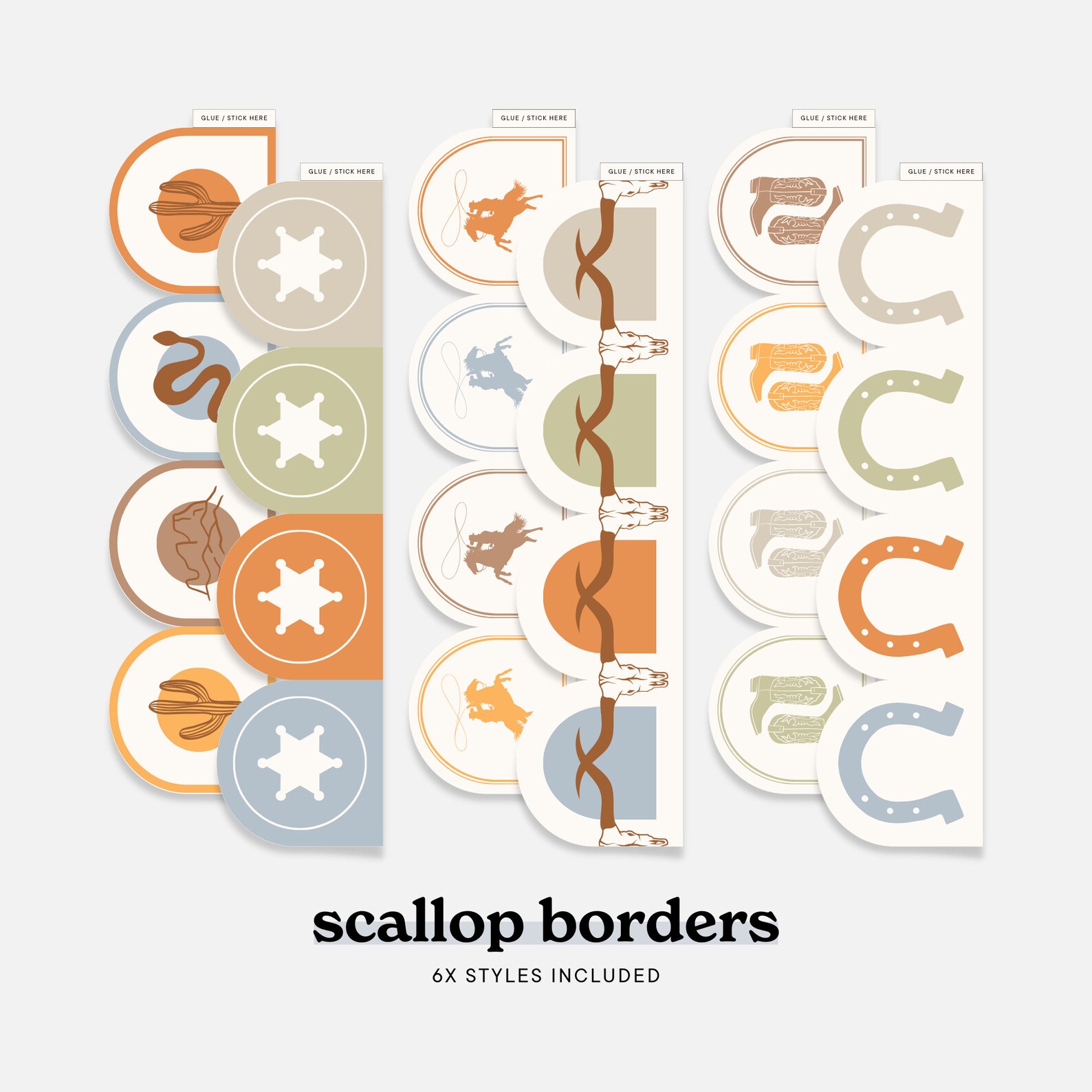 Western Bulletin Board Borders: Editable Classroom Decor (digital ...