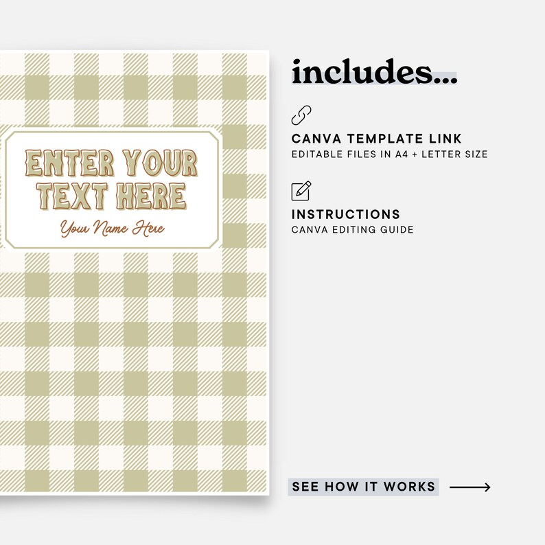 Printable Binder Covers and Spines, Editable Canva Templates, Teacher ...