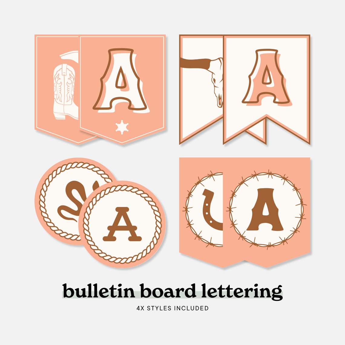 Printable Bulletin Board Lettering, Classroom Bunting, Back to School ...