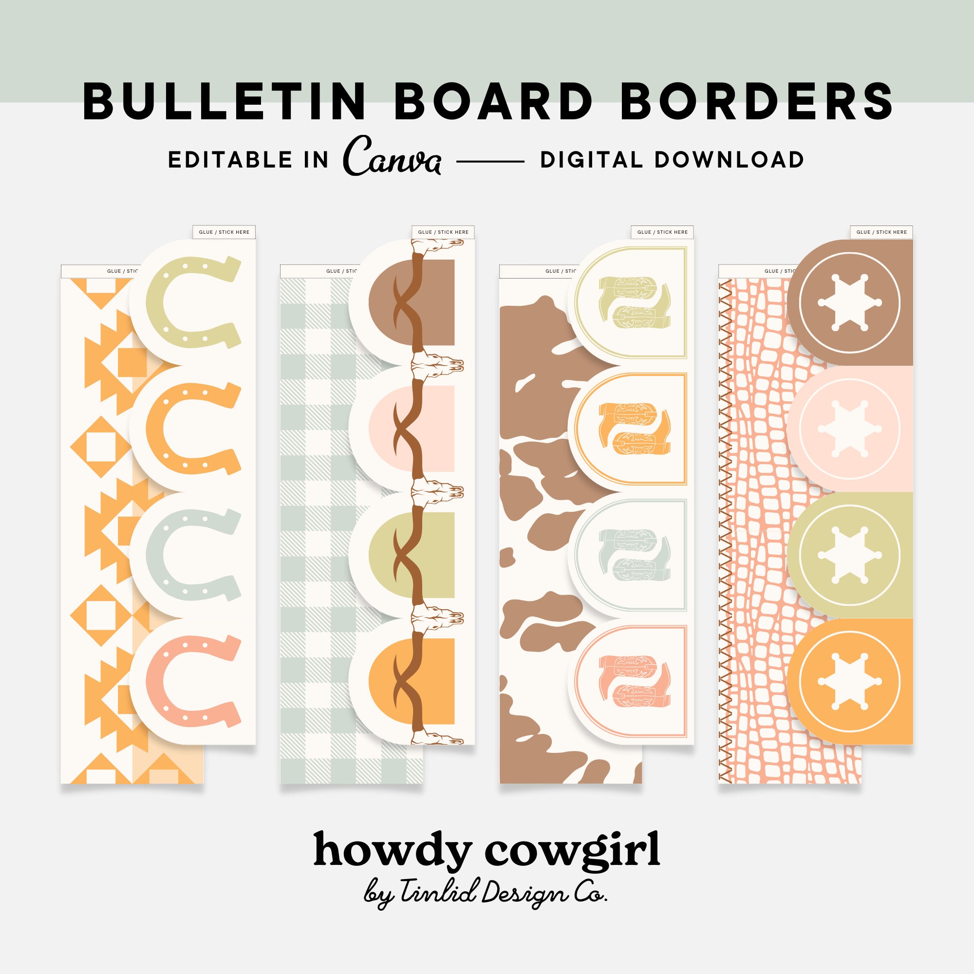 Editable Classroom Display Bundle, Howdy Cowgirl Class Decor, Printable ...
