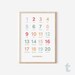 Rainbow Alphabet Poster, Numbers Poster, ABC Print, 1-20 , Counting ...