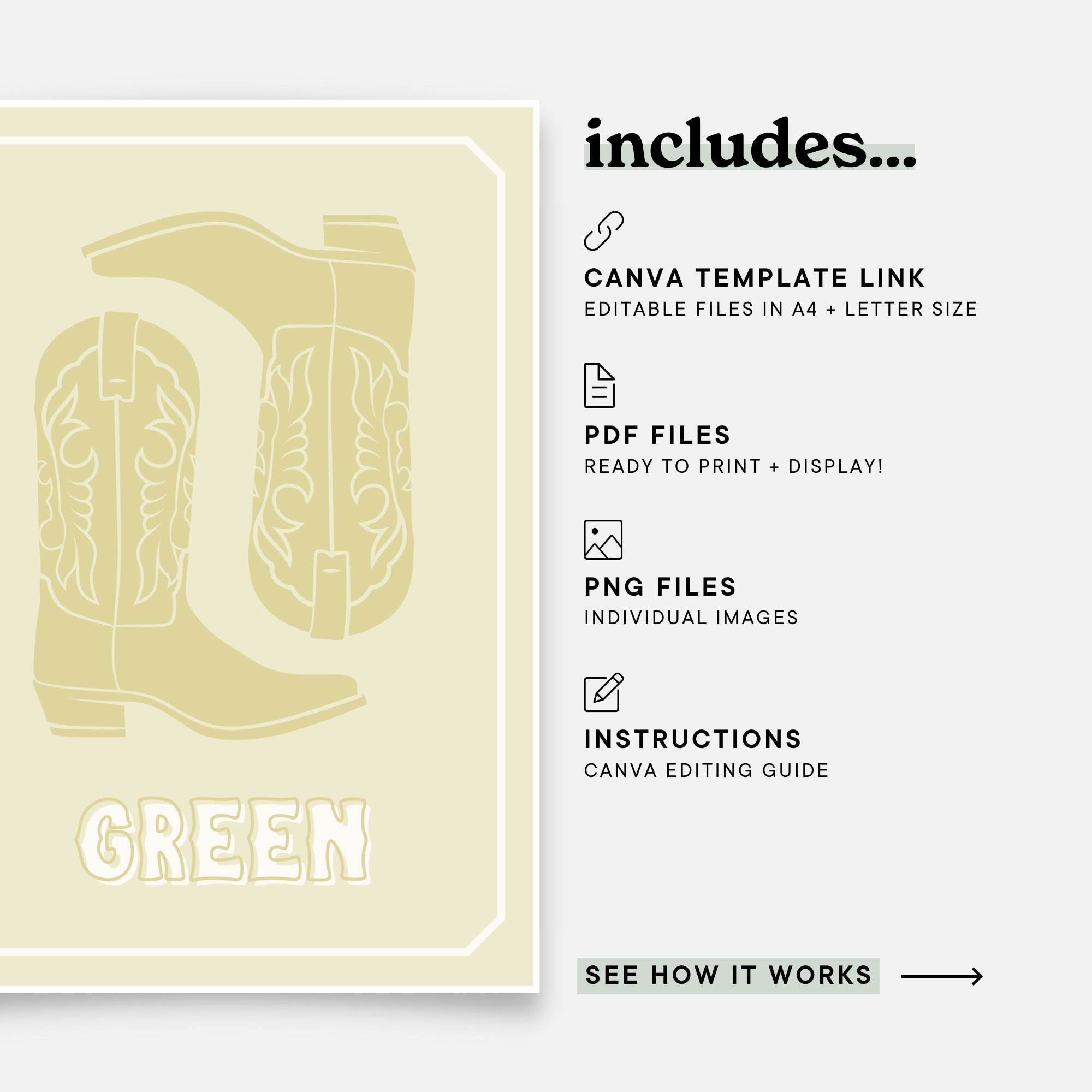 Printable Colour Posters, Classroom Display, Editable Canva Class Decor ...