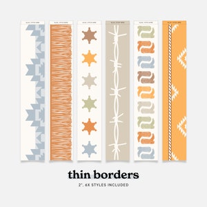 Western Bulletin Board Borders: Editable Classroom Decor (digital ...