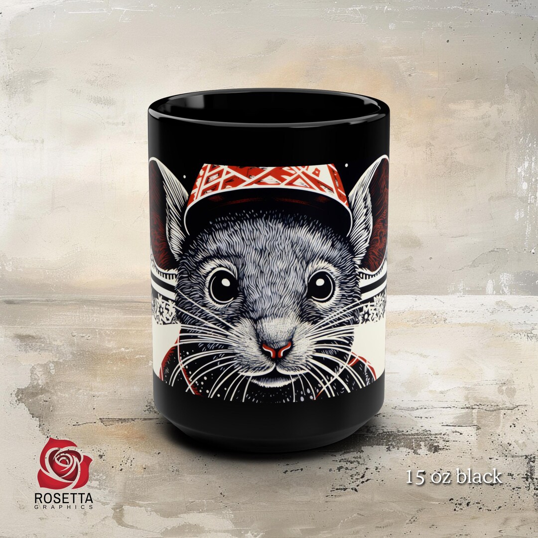 Winter Mouse Party Time Ceramic Mug – Celebrate the Season With This ...