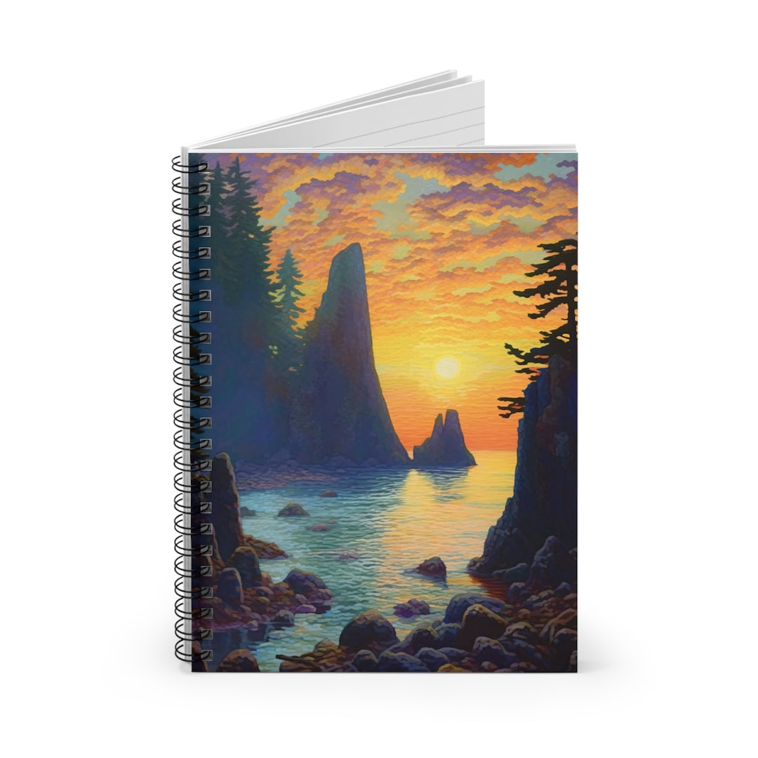 Olympic National Park Spiral Notebook, National Park Gift, Nature Diary ...