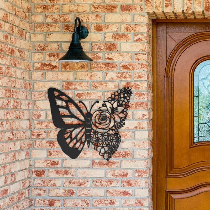 Metal Butterfly Wall Art - Etsy