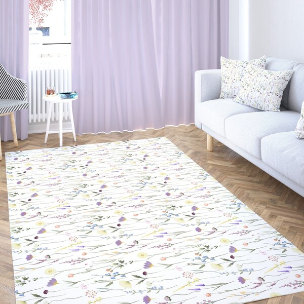 Flower Rug - Etsy