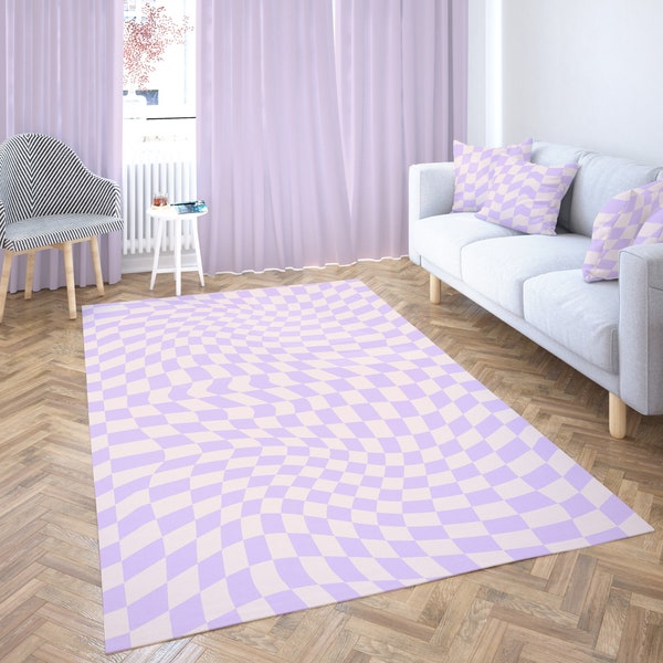 Checkered Rug - Etsy