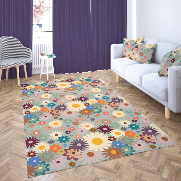 Daisy Outdoor Rug - Etsy
