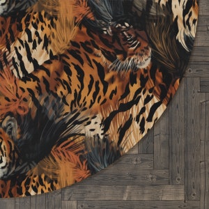 Jungle Tiger Rug for Living Room, Rug for Indoor or Outdoor, Animal ...