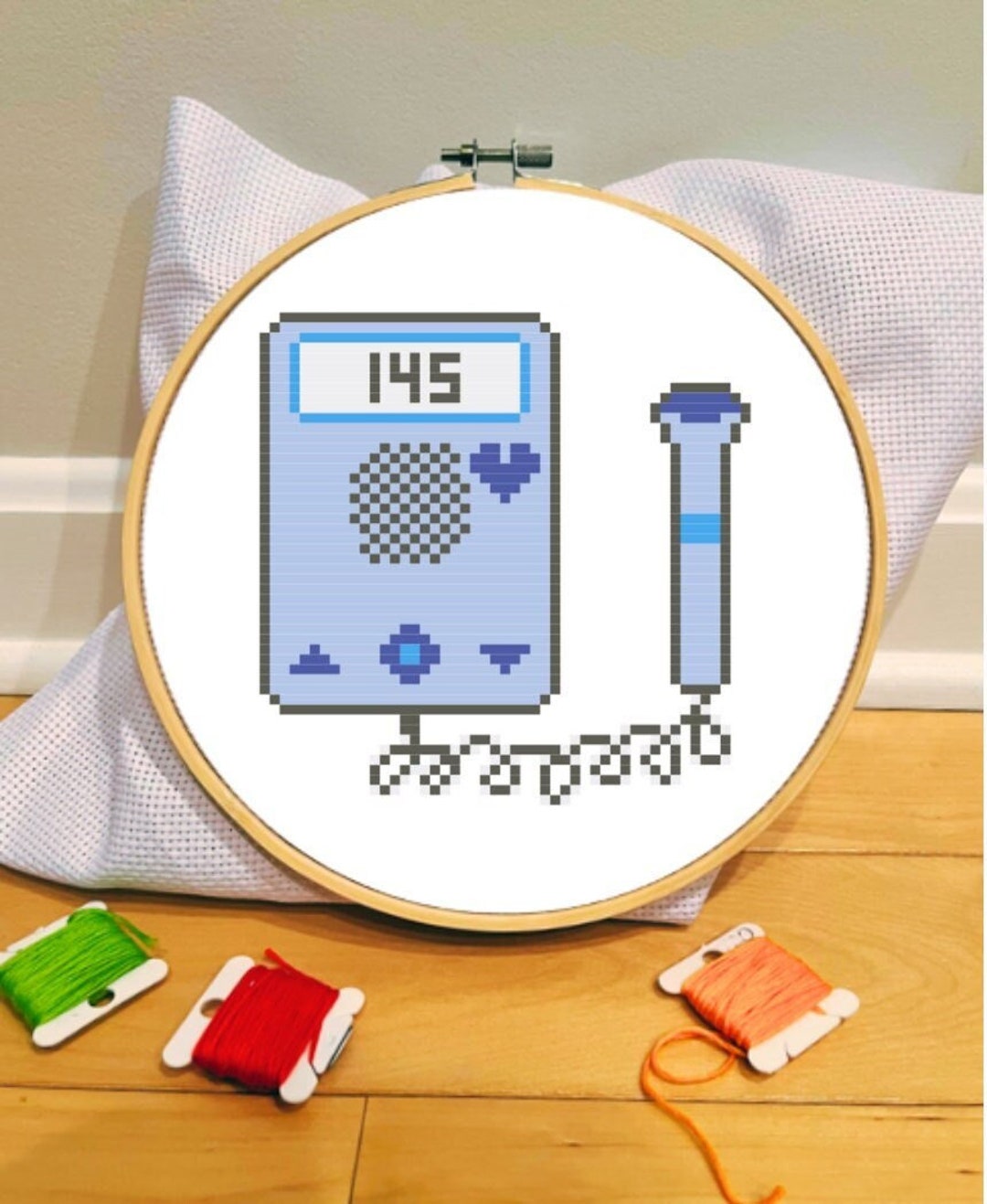Fetal Doppler Cross Stitch Pattern - Etsy