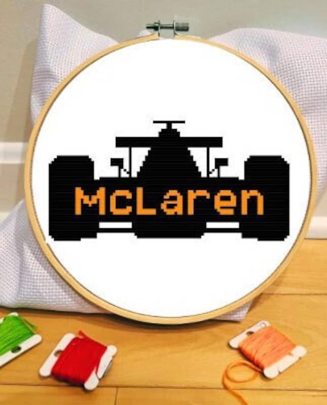 Mclaren Formula 1 Car Cross Stitch Pattern - Etsy